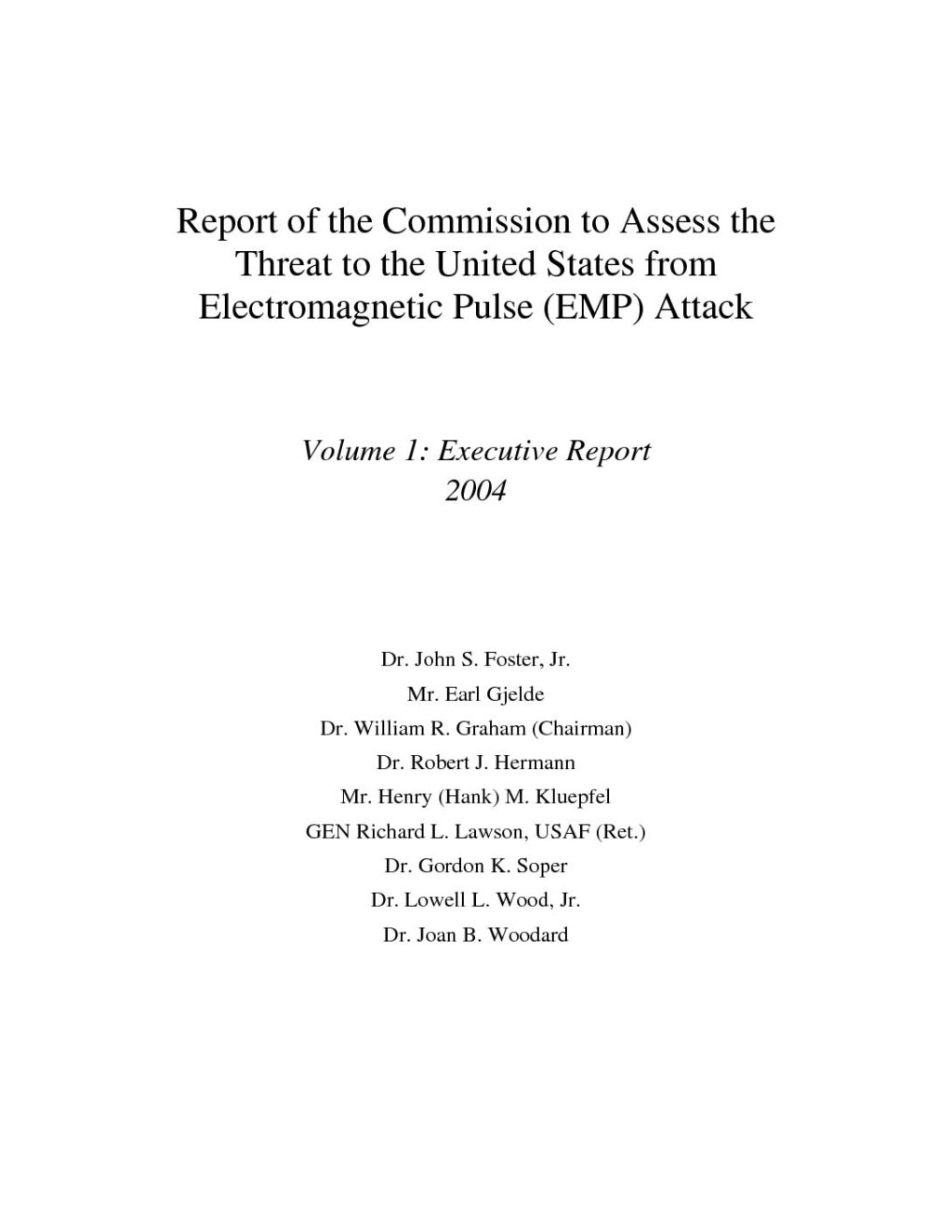 EMP-Commission-Report-2004-exec_rpt-pdf | Secure the Grid