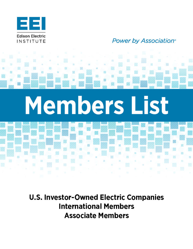 2019-05-EEI-member-list-Highlighted-pdf | Secure the Grid