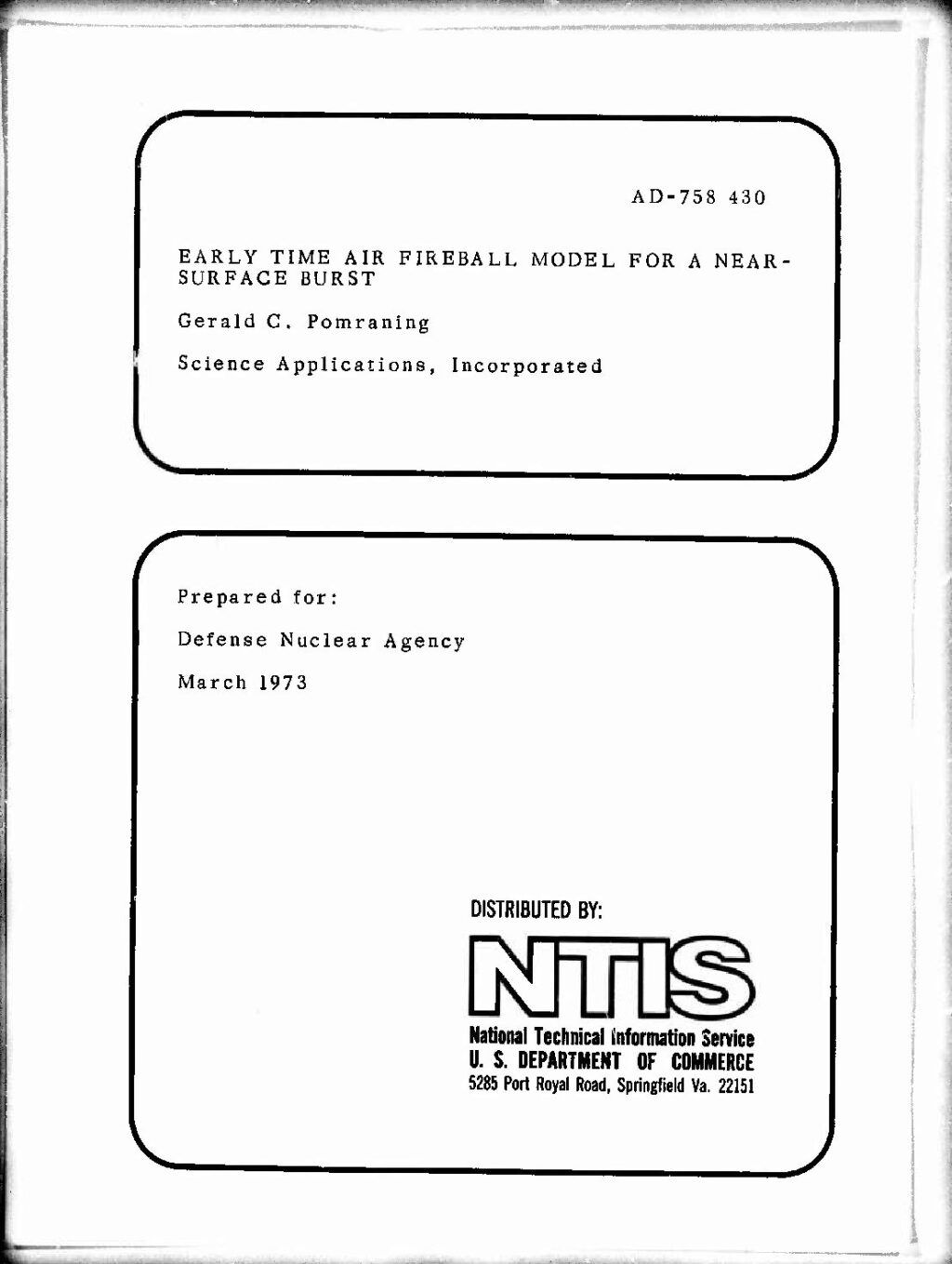 1973-03-Defense-Nuclear-Agency-Early-Time-Air-Fireball-Model-pdf ...
