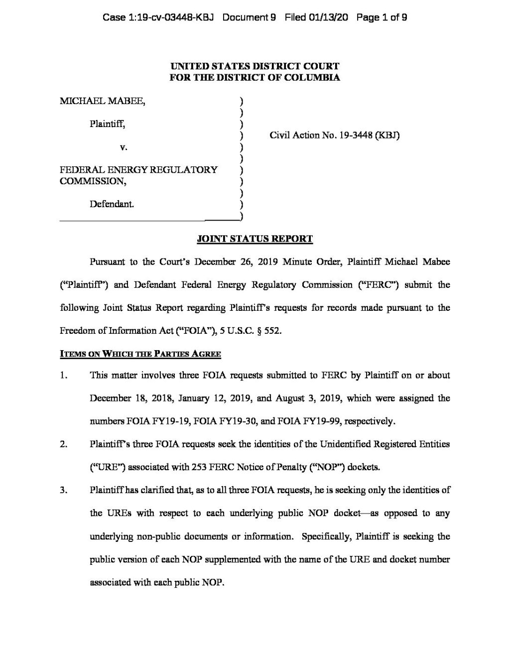 2020-01-13-Doc-9-Joint-Status-Report-pdf | Secure the Grid