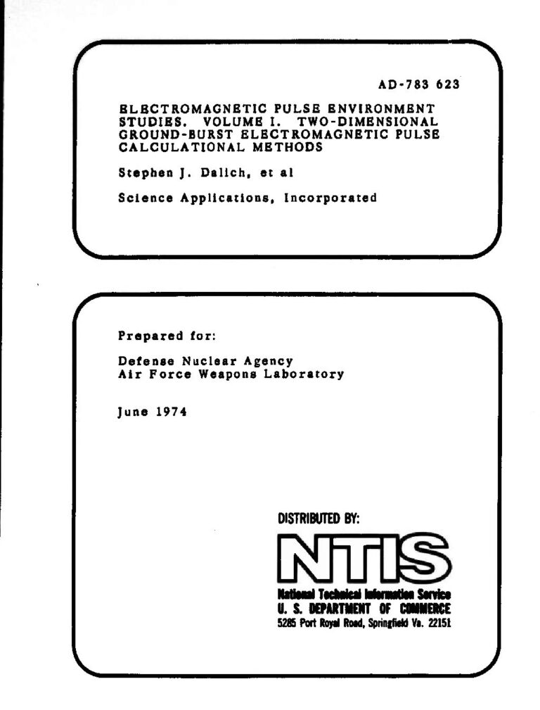 DNA.-Electromagnetic-Pulse-Environment-Studies-Volume-I.-Two ...