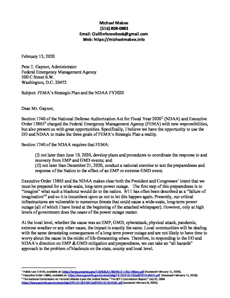 2020-02-13-Letter-and-Whitepaper-to-FEMA-pdf-1 | Secure the Grid