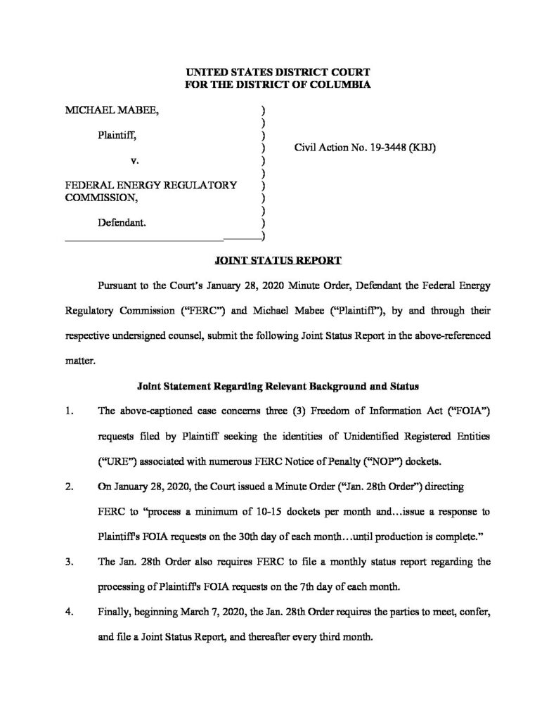 2020-03-09-JSR-cv-19-3448-KBJ_Mabee-v.-FERC-pdf | Secure the Grid