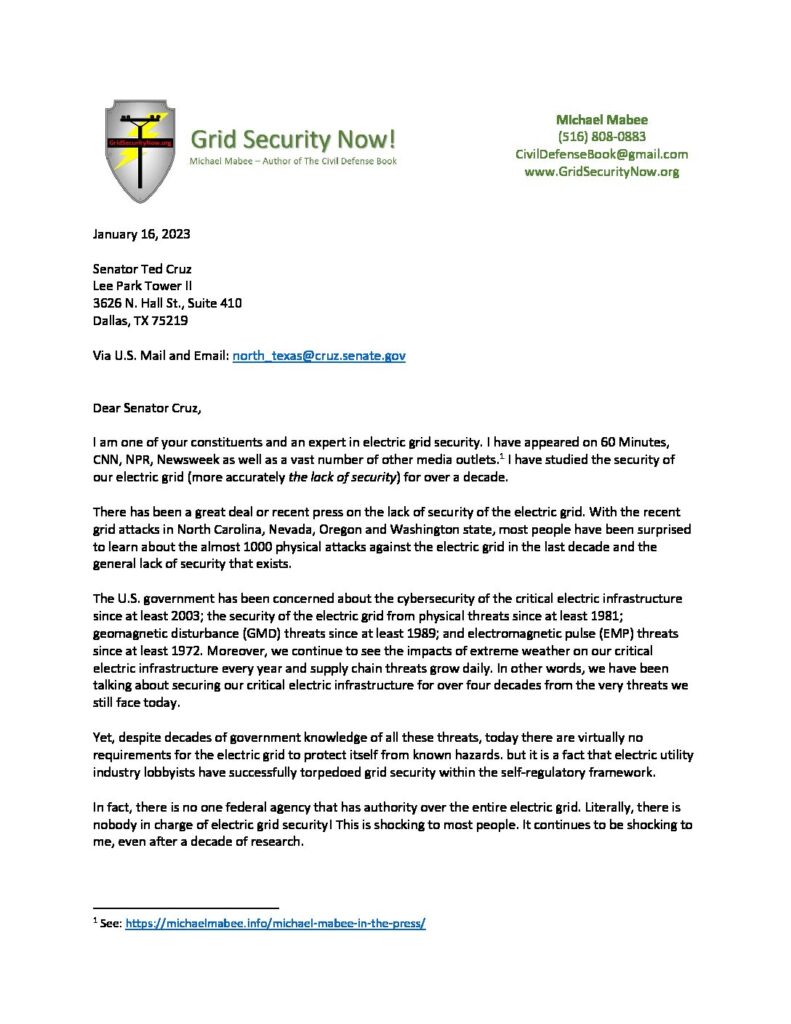 2023-01-16-Senator-Ted-Cruz-Letter-R-pdf | Secure the Grid